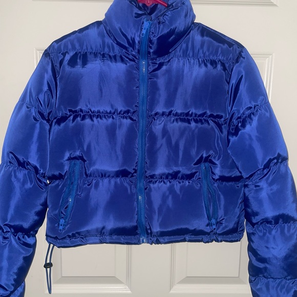 Jackets & Coats | Blue Puffer Coat | Poshmark